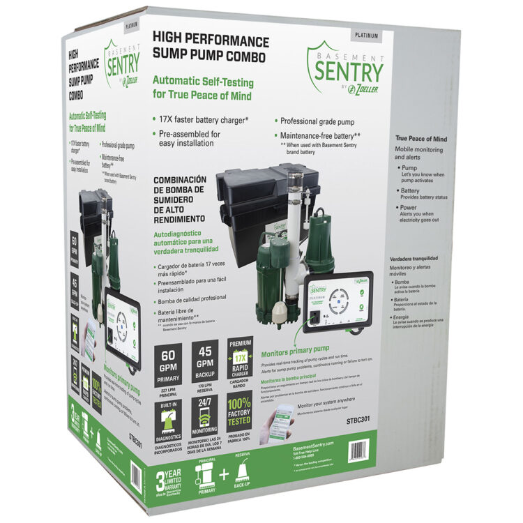 High Performance Sump Pump Combo System