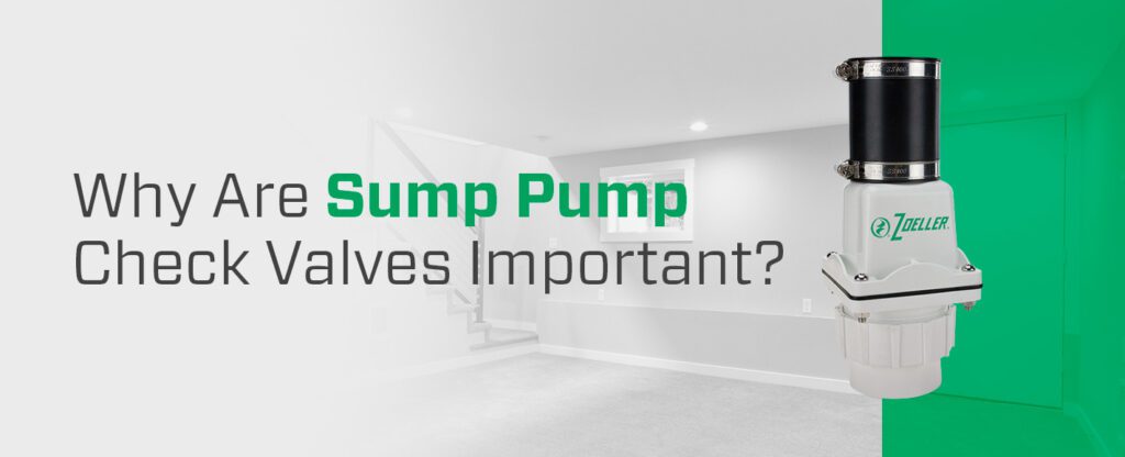 Why Sump Pump Check Valves Matter